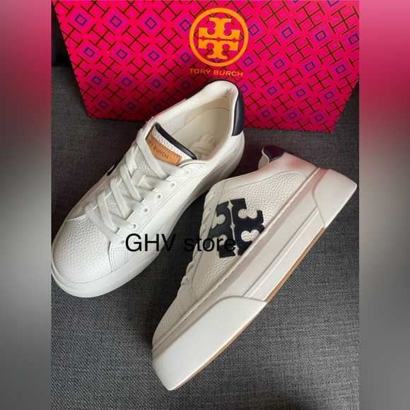 Tory Burch | Shoes | Tory Burch Color Block Platform Sneakers | Poshmark